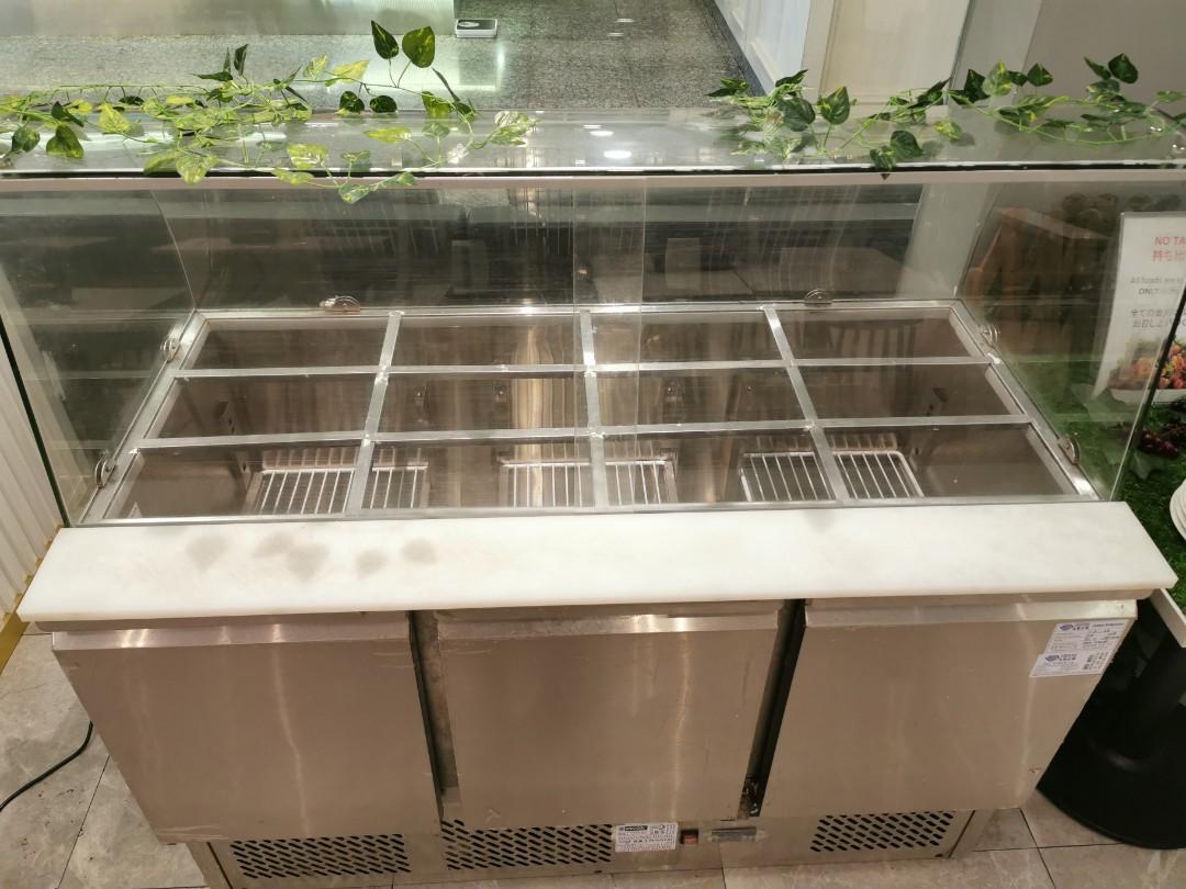 Chiller for Salad Bar & Ingredients (FREE Gastonomy Containers), TV ...