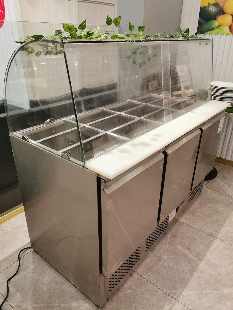 Chiller for Salad Bar & Ingredients (FREE Gastonomy Containers), TV ...