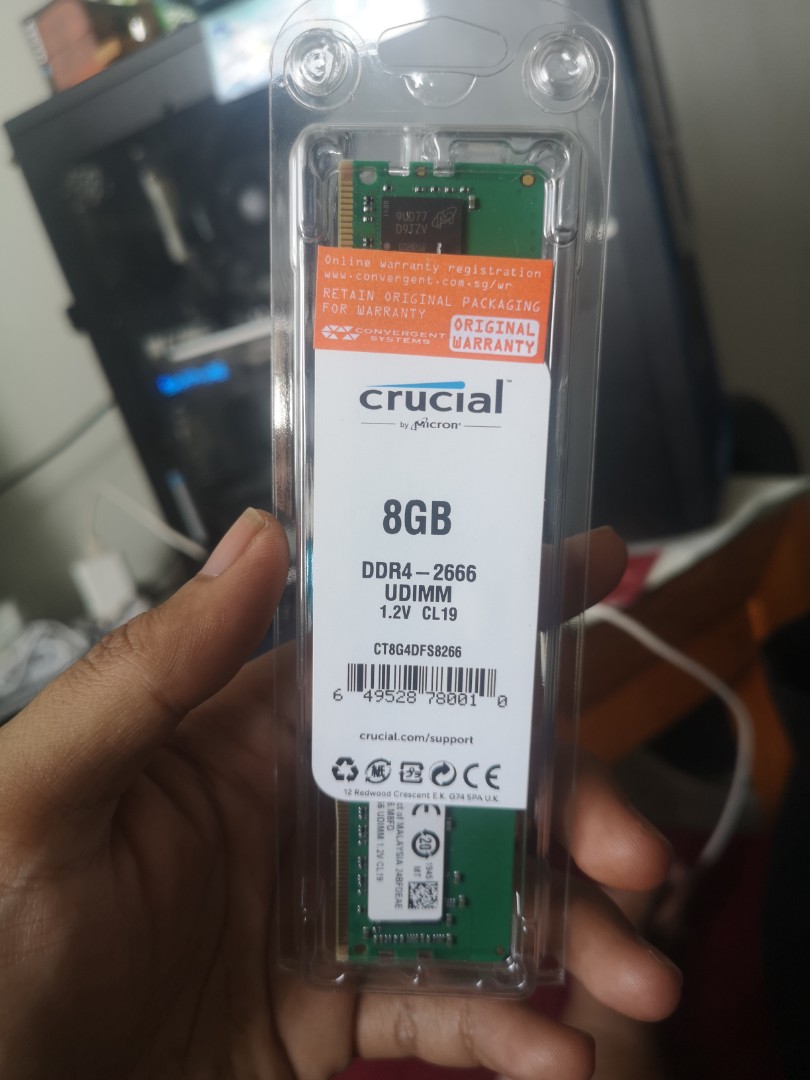 Crucial RAM DDR4 2666, Computers & Tech, Parts & Accessories, Computer ...