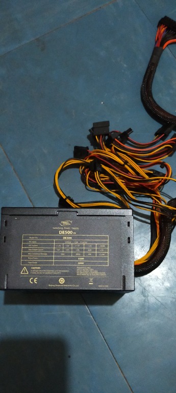 PC Power supply - Deepcool DE500 V2 500watts Black Powersupply ...
