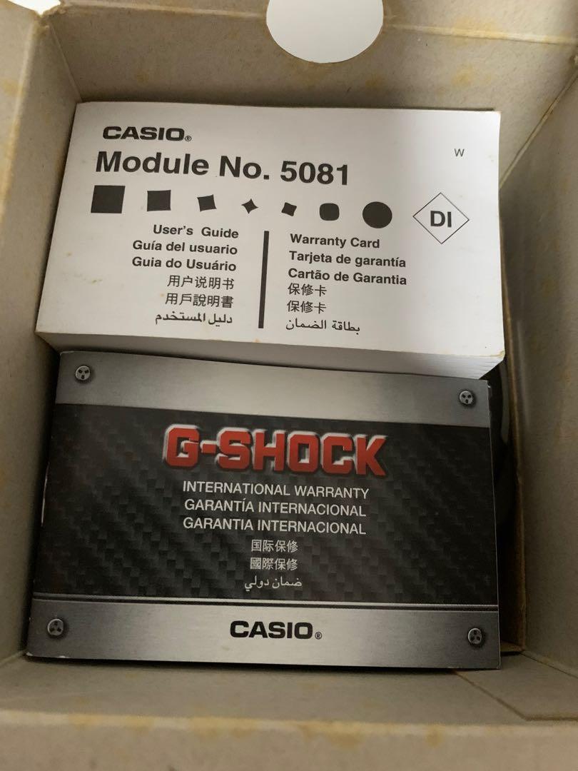 G Shock Watch Module No.5081, Mobile Phones & Gadgets, Wearables ...