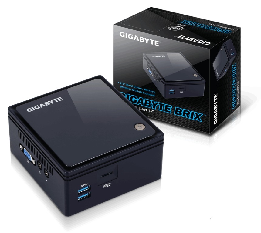 Gigabyte BRIX Ultra Compact PC Barebone (GB-BACE-3000-FT), Computers ...