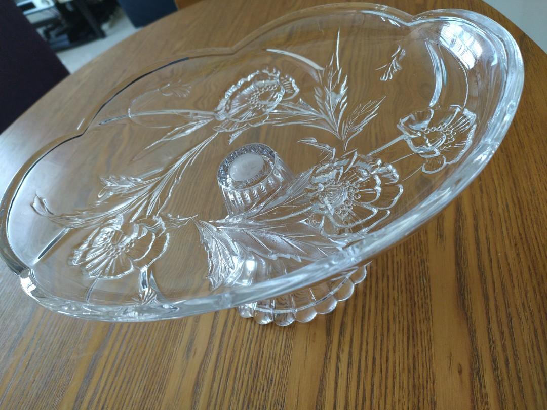 Glass display tray, Furniture & Home Living, Kitchenware & Tableware ...