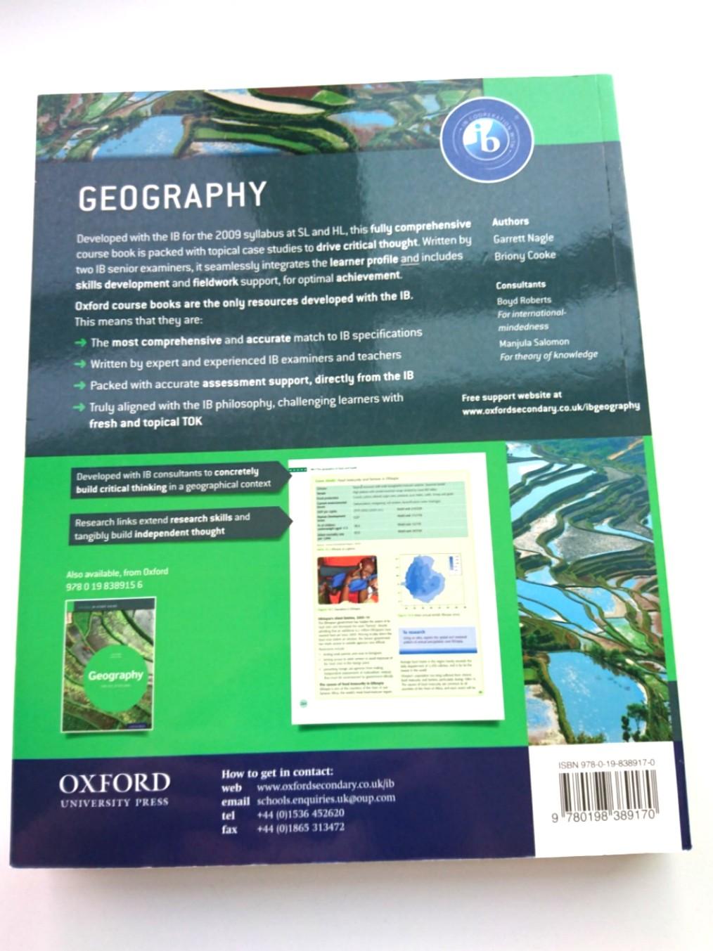 IB Diploma HL Geography Course Book (Oxford), Hobbies & Toys, Books ...