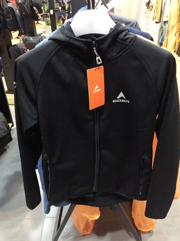 Jaket Eiger Original DNA, Fesyen Pria, Pakaian , Baju Luaran di Carousell