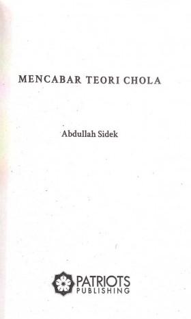 MENCABAR TEORI CHOLA, Hobbies & Toys, Books & Magazines, Storybooks on ...