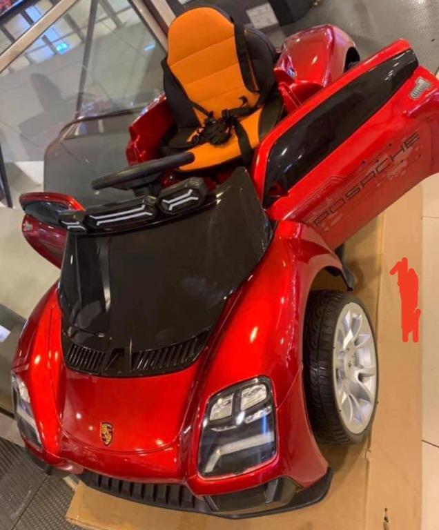 New Porsche 918 Rechargeable Electric Ride On Toy Car For Kids (Rubber ...