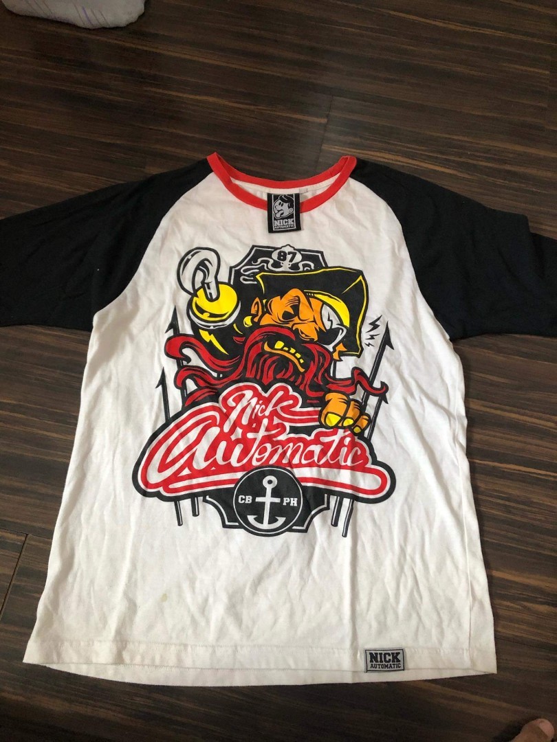 Nick Automatic 3/4s and Tshirt, Men's Fashion, Tops & Sets, Tshirts ...