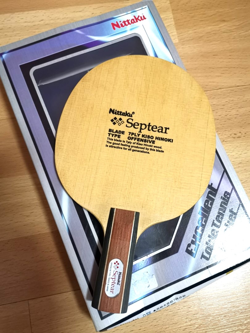 Nittaku Septear Penhold table tennis blade, Sports Equipment, Sports ...