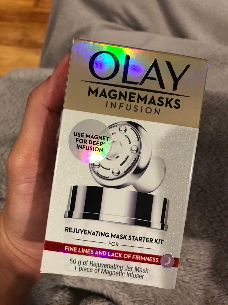 Olay Magnemasks Infusion Kit, Beauty & Personal Care, Face, Face Care ...