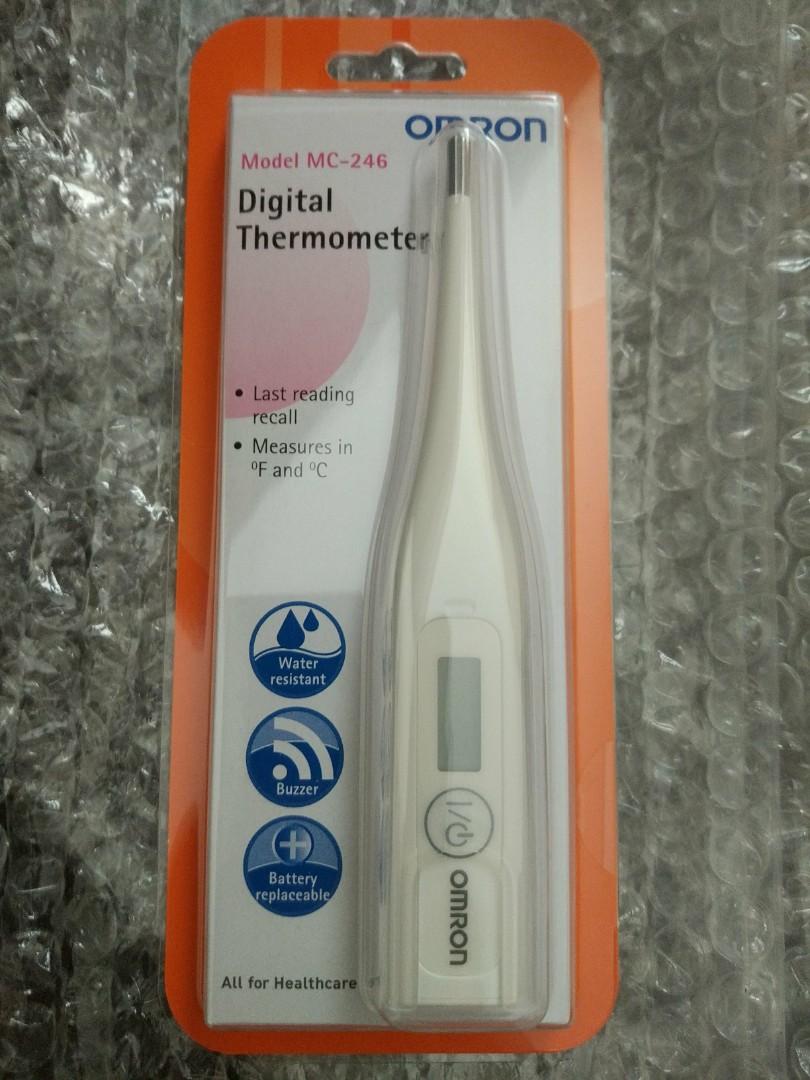 Omron MC-246 Digital Thermometer, Health & Nutrition, Thermometers on ...
