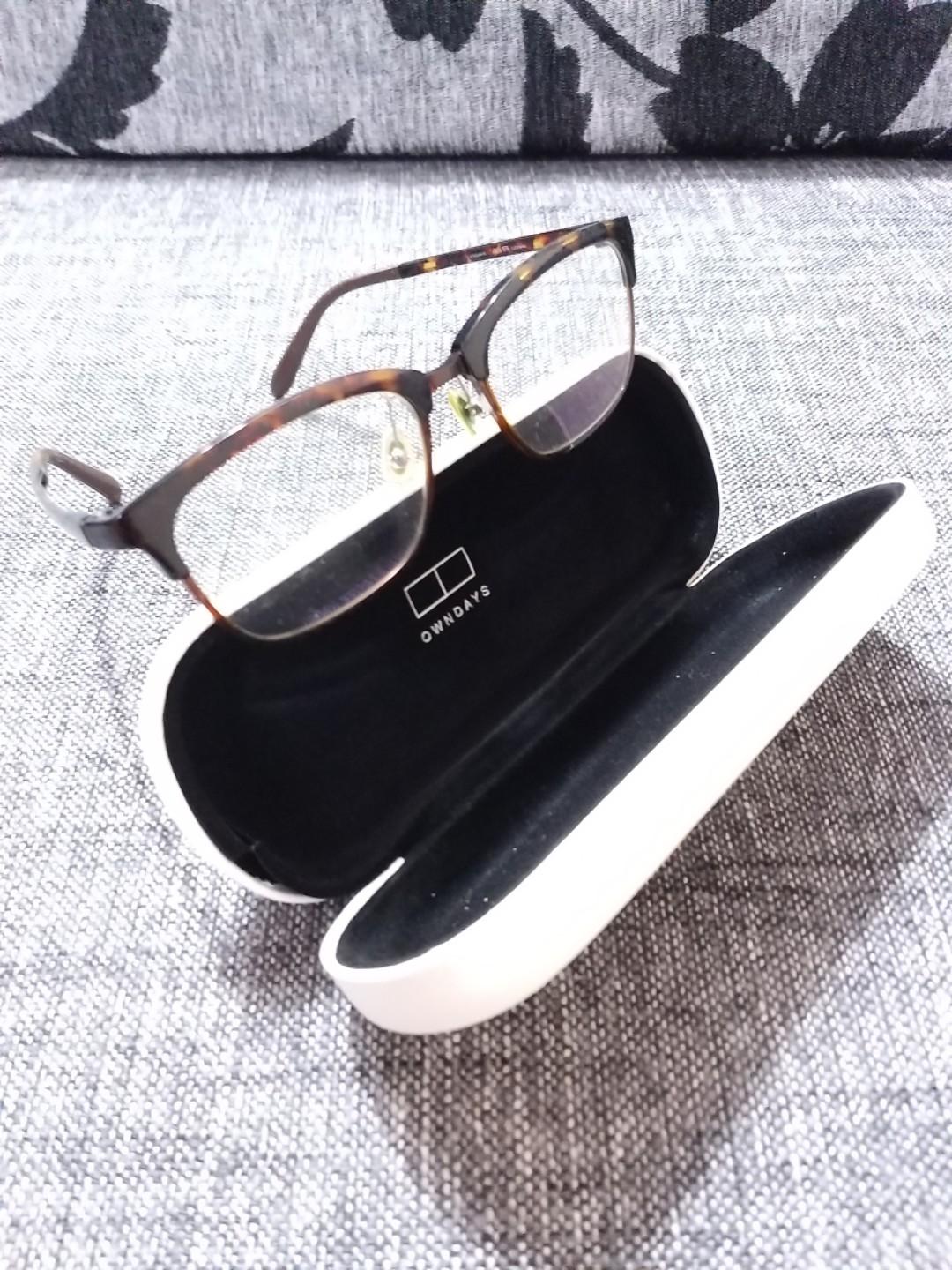 Owndays Turtle Shell Glasses, Men's Fashion, Watches & Accessories ...