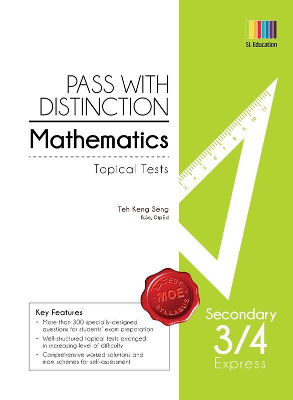 Pass with Distinction Sec 3/4 Emath, Hobbies & Toys, Books & Magazines ...