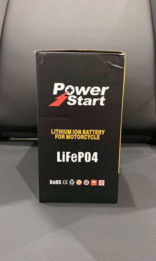 PowerStart Motorcycle Lithium battery, Motorcycles, Motorcycle Accessories on Carousell