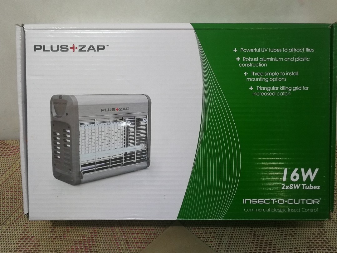 Precept Pluszap Hygiene Electric Insect Killer Zapper, Furniture & Home ...