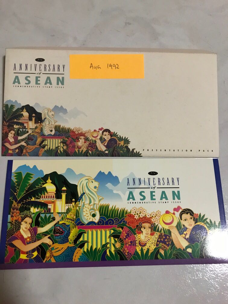 Singapore Old Coin - 25th Anniversary of Asean (Aug 1992), Hobbies ...