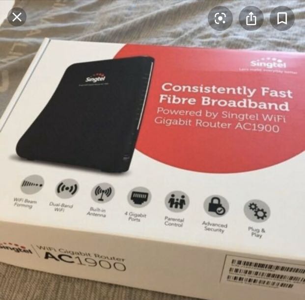 Singtel broadband 1 Gbps transfer, Mobile Phones & Gadgets, Mobile ...
