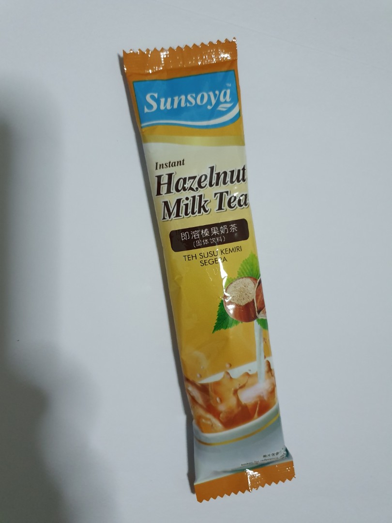 Sunsoya Instant Hazelnut Milk Tea, Food & Drinks, Packaged & Instant ...