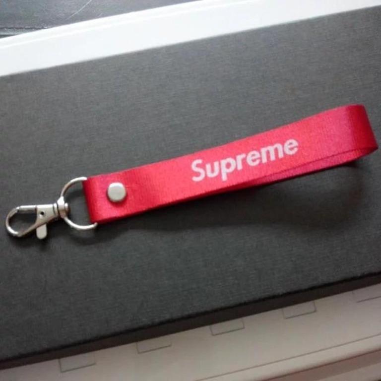 Supreme Red Keychain Hang Tag, Men's Fashion, Bags, Belt bags, Clutches ...