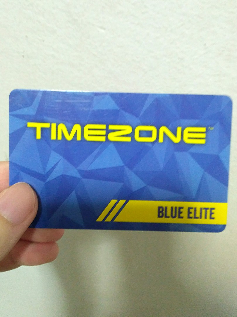 TIMEZONE blue elite card, Tickets & Vouchers, Vouchers on Carousell