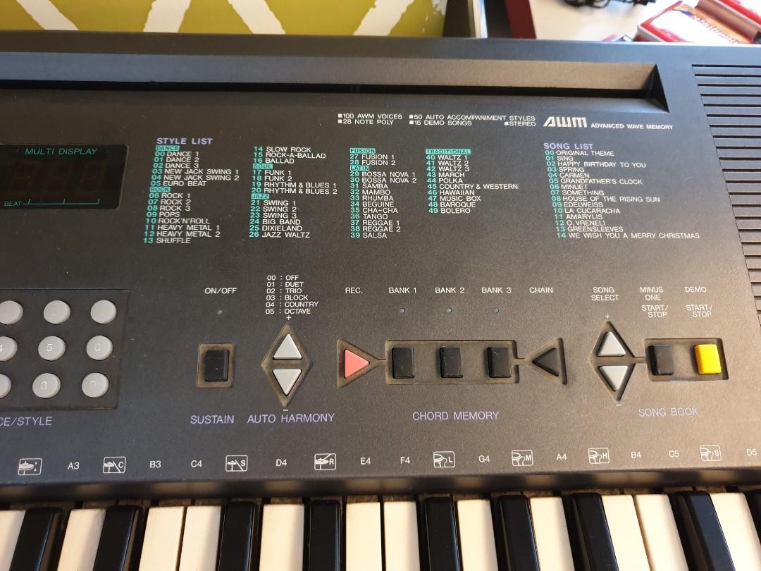 Yamaha PSR-200 Keyboard Piano, Hobbies & Toys, Music & Media, Musical ...