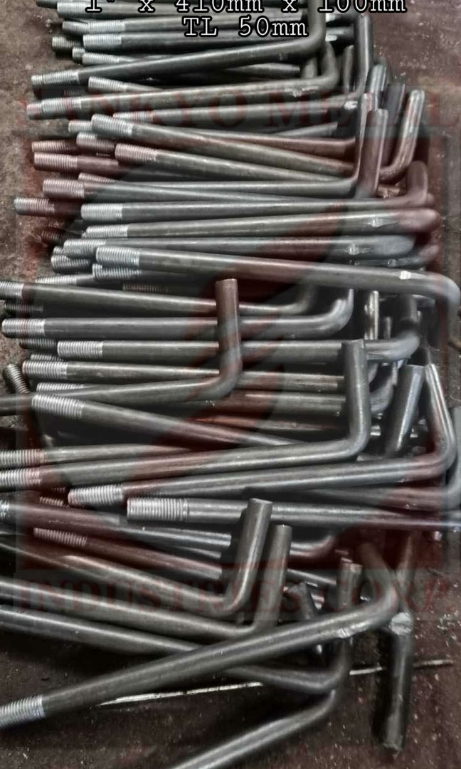 Anchor bolt and sag rod / stud bolt / threaded rod, Commercial ...
