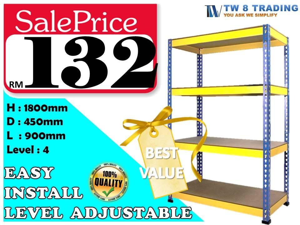 Boltless Rack /Rack Besi / StoreRack, Furniture & Home Living, Bathroom ...