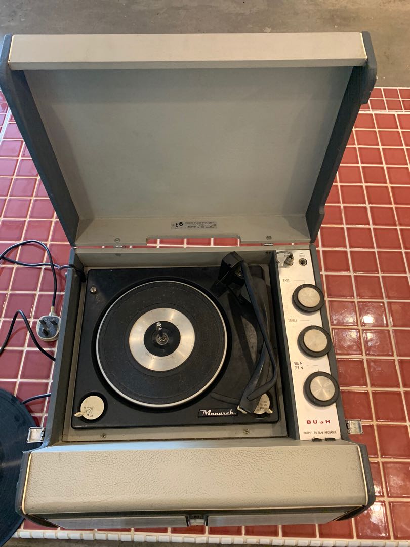 Bush Record Player w Monarch Turntable, Hobbies & Toys, Memorabilia ...