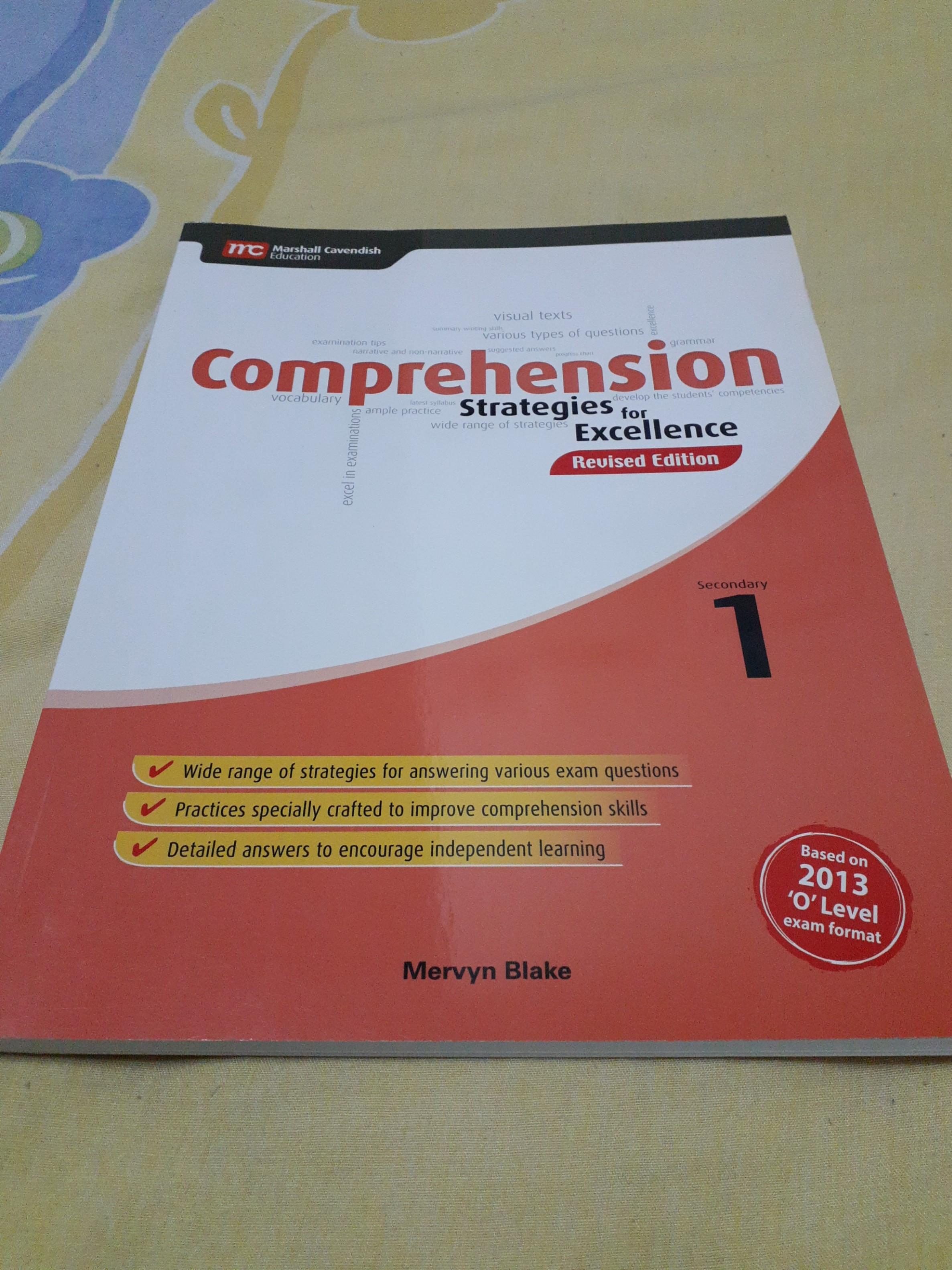 ENGLISH COMPREHENSION SEC 1 - Strategies for Excellence by MARSHALL ...