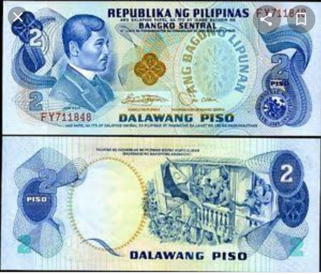 For Sale 2 peso bill, Hobbies & Toys, Memorabilia & Collectibles ...