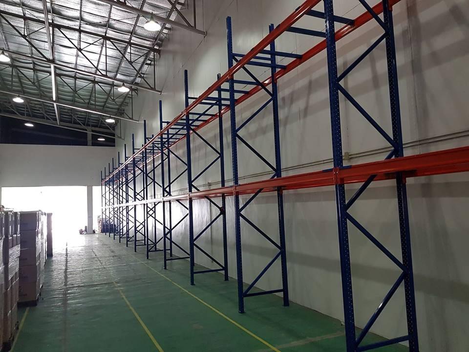 Heavy Duty Pallet Rack - 2 Level tie beam type Rack, Furniture & Home ...