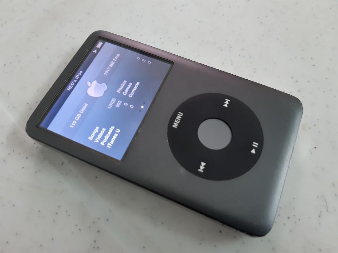 iPod Classic 6Gen 120GB slate grey color loaded with 12,426 songs and ...