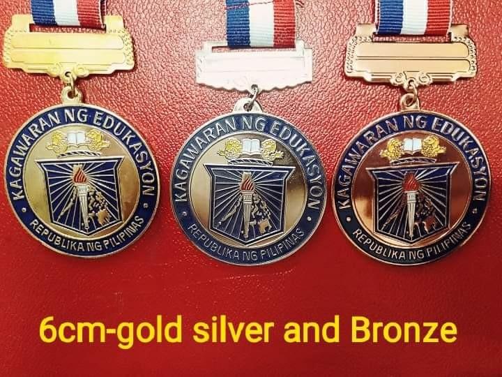 KAGAWARAN Medals Deped medals Graduation medals Recognition Medals ...
