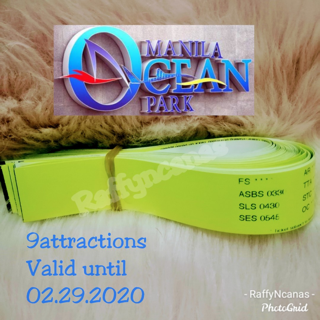 MANILA OCEANPARK TICKET, Tickets & Vouchers, Local Attractions ...