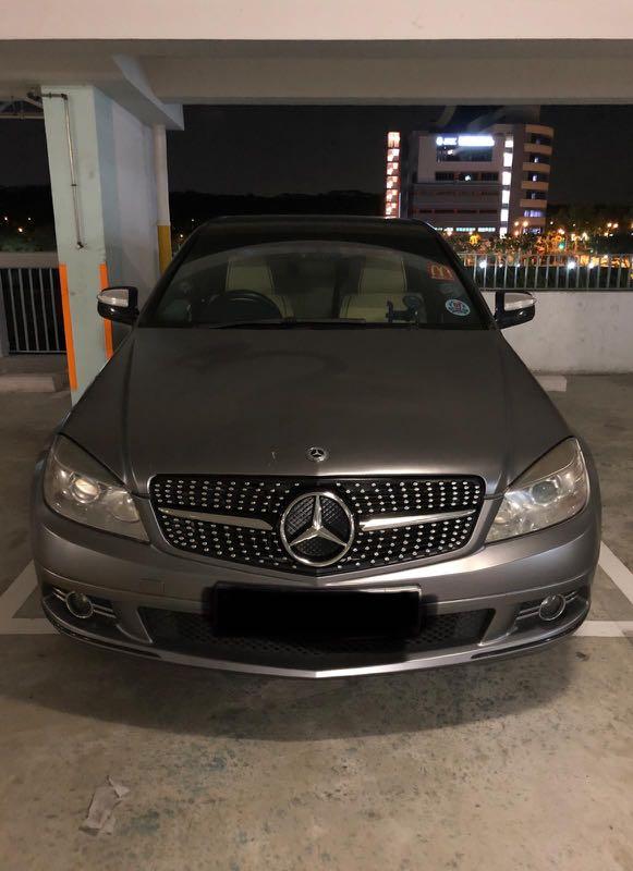 Mercedes Benz W204 C180 C200 C63 Diamond Grill, Car Accessories ...
