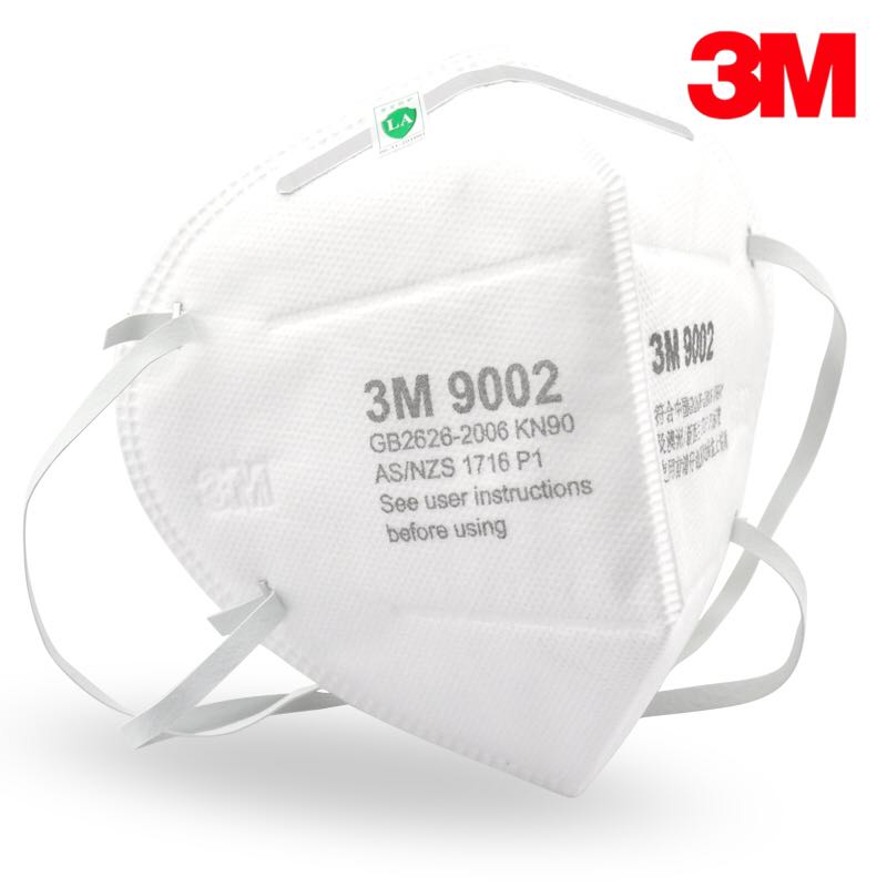 3M 9002 respirator mask, Health & Nutrition, Face Masks & Face Shields ...