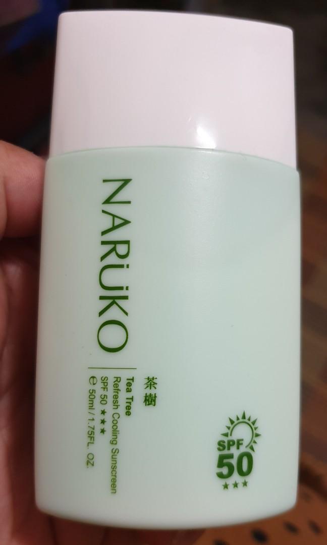 Naruko Tea Tree Refresh Cooling Sunscreen, Beauty & Personal Care, Face ...