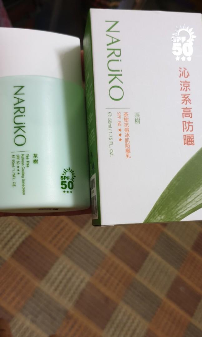 Naruko Tea Tree Refresh Cooling Sunscreen, Beauty & Personal Care, Face ...