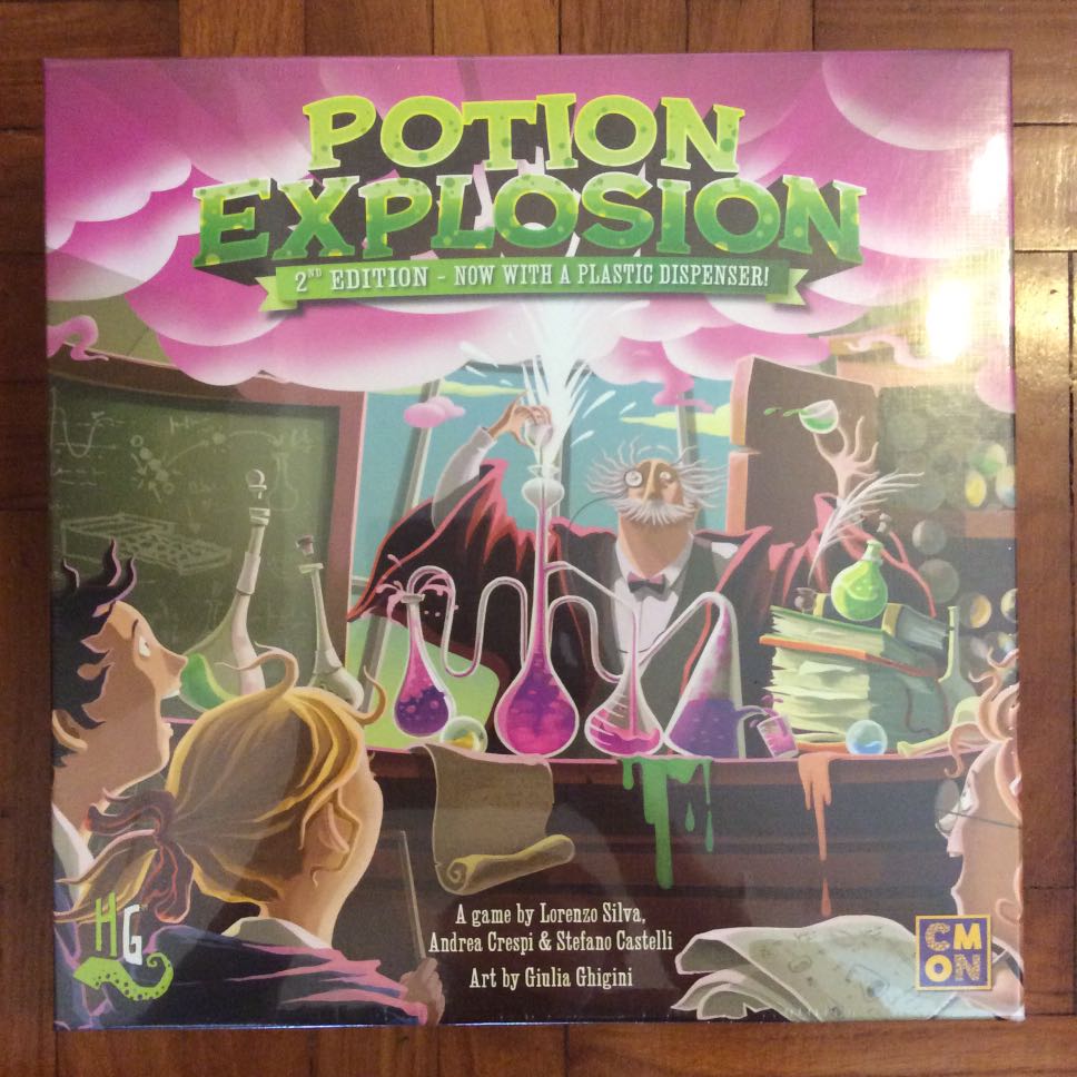 Potion Explosion 2nd Edition board game (Slightly Dented), Hobbies & Toys, Toys & Games on Carousell