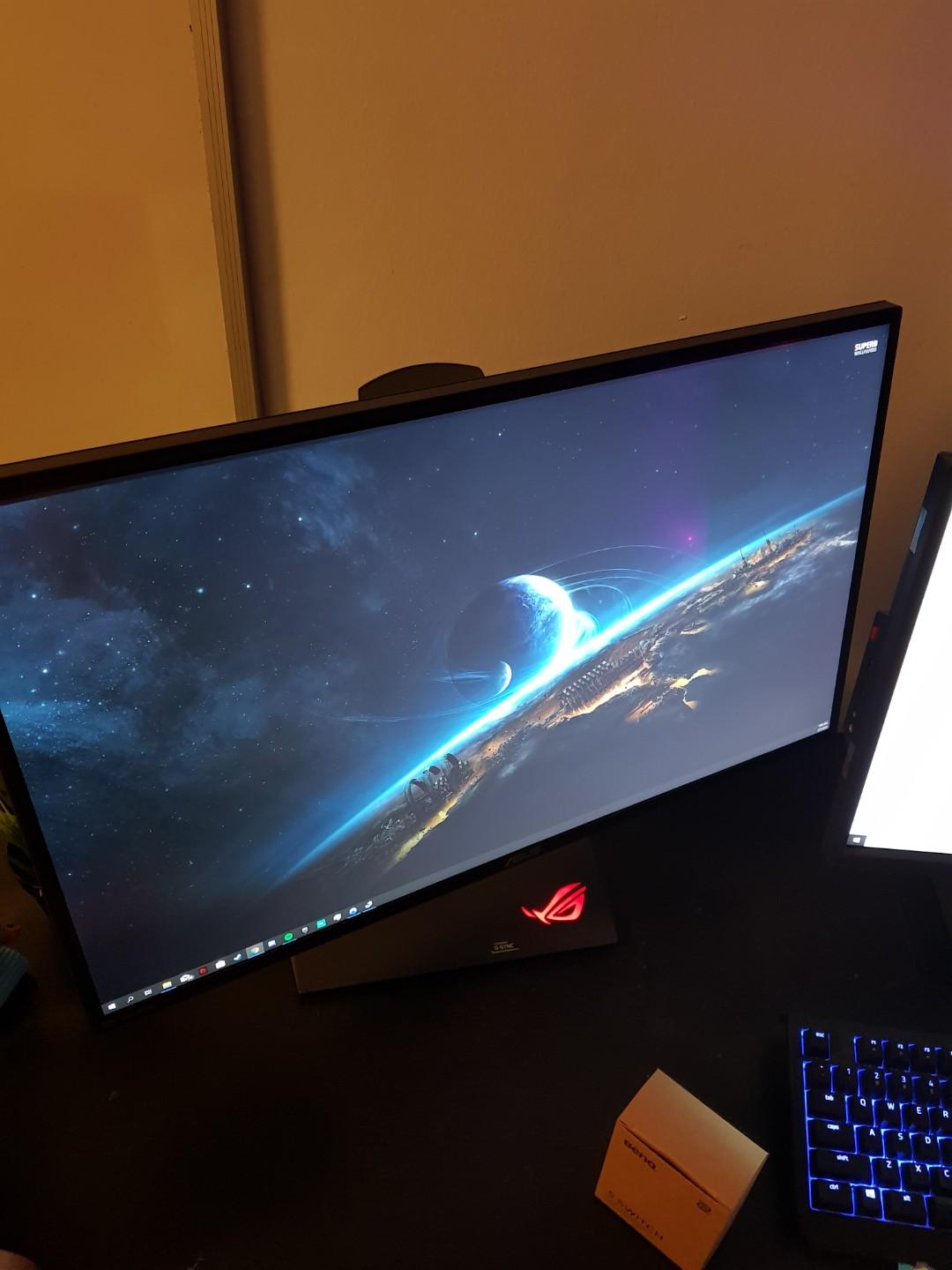 PG279Q ASUS ROG MONITOR, Computers & Tech, Parts & Accessories, Monitor Screens on Carousell