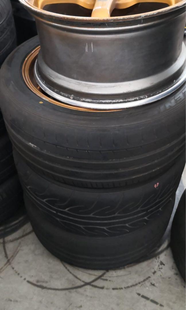 Prodrive Rims 17 x 8, Car Accessories, Tyres & Rims on Carousell