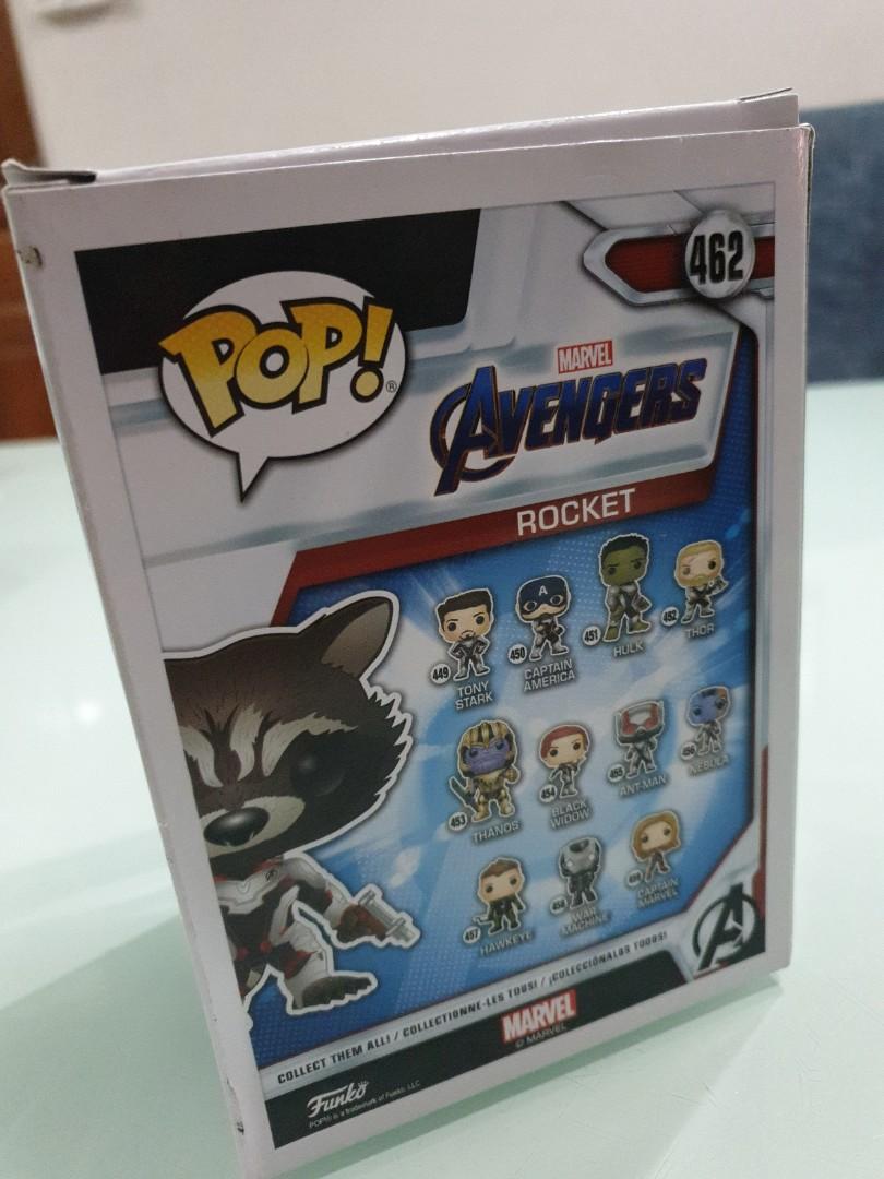 Rocket Funko Pop Avengers endgame suit, Hobbies & Toys, Toys & Games on ...