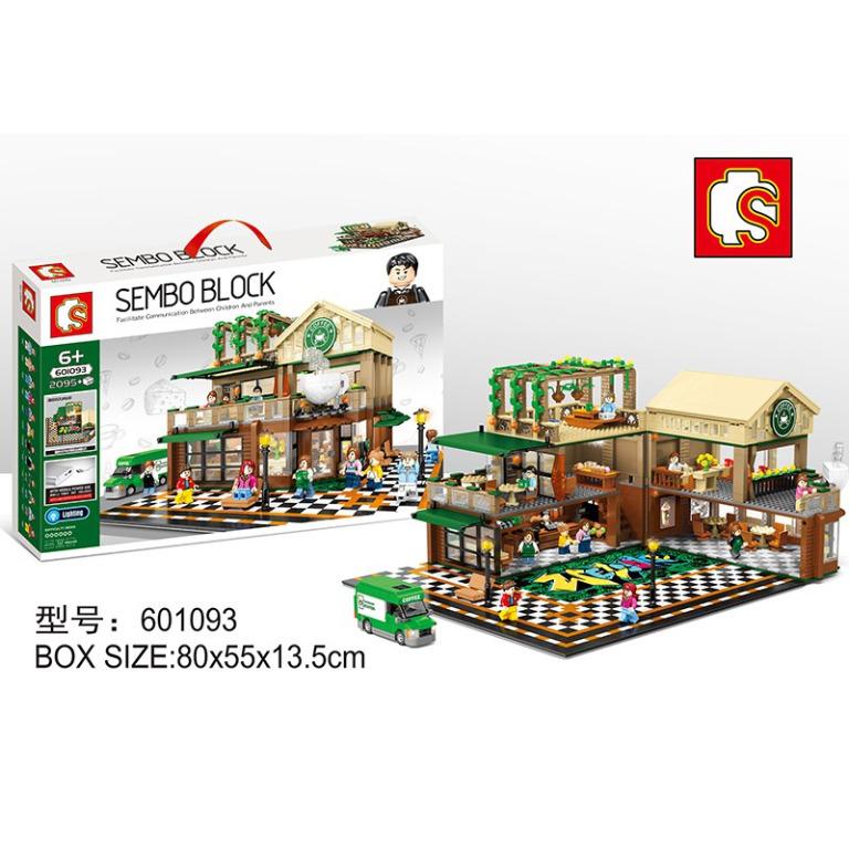 Sembo Block Starbucks Coffee Restaurant Shop Store Grocery House Street ...
