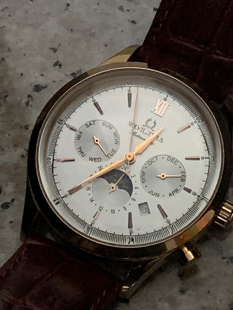 Solvil Titus Automatic Watch, Luxury, Watches on Carousell