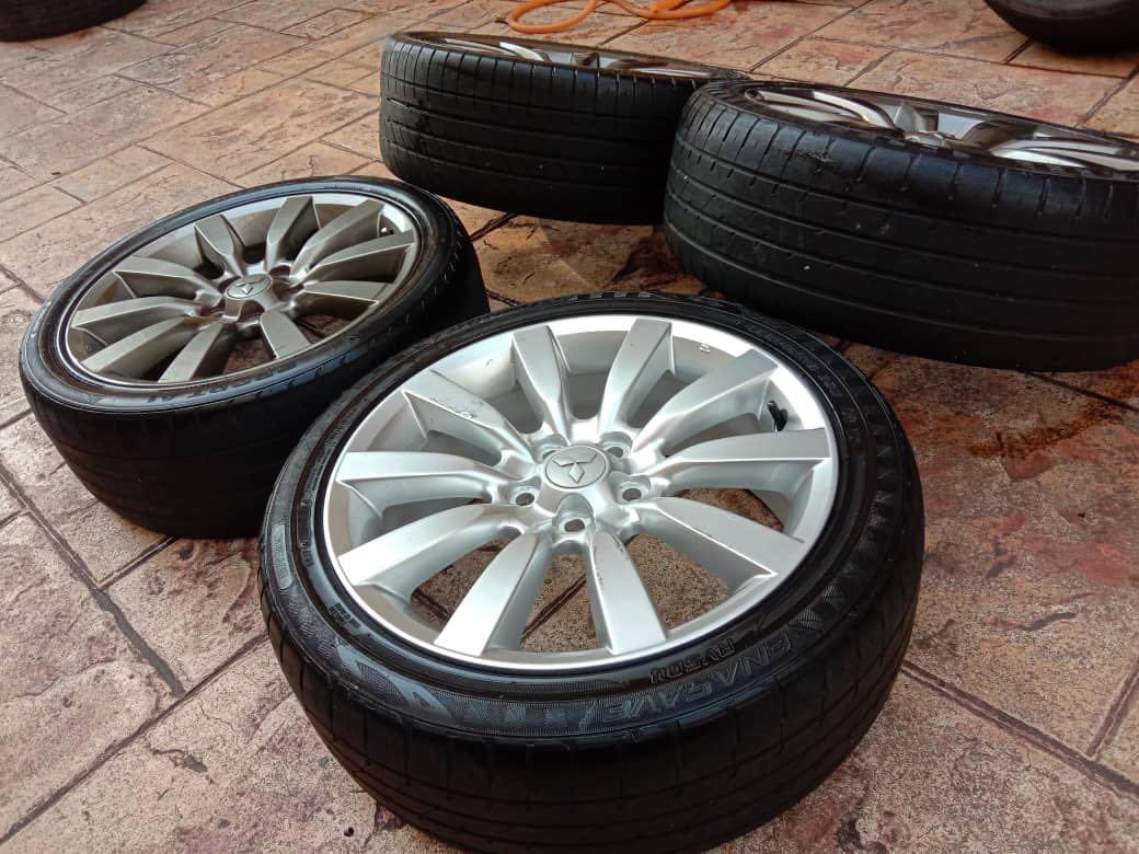 Sport rim Original Lancer GT 18, Auto Accessories on Carousell