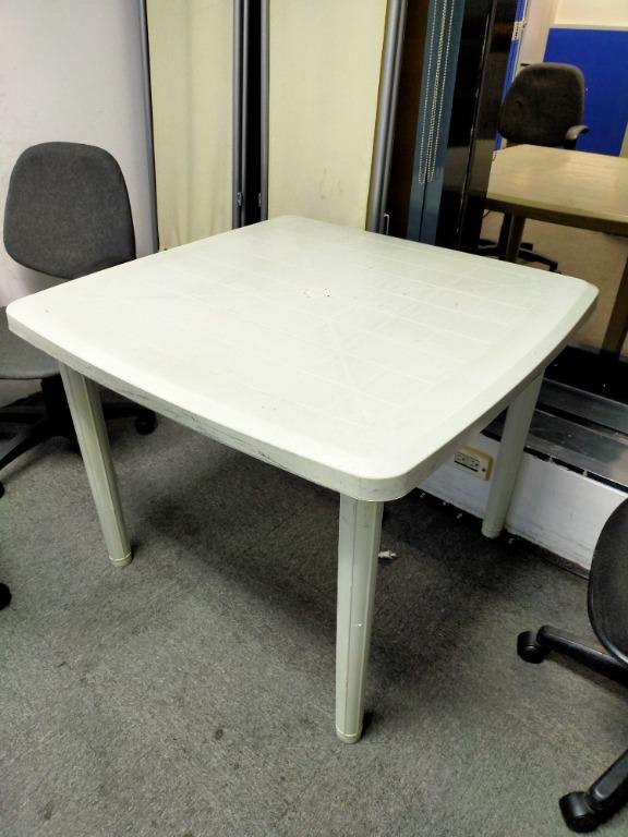 Square Monoblock Table, Furniture & Home Living, Office Furniture ...