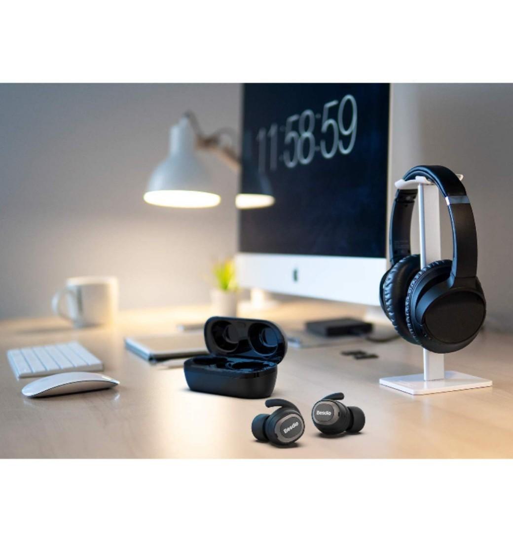 True Wireless Earbuds, [2019 upgrade] BesDio Bluetooth 5.0 Earphones ...