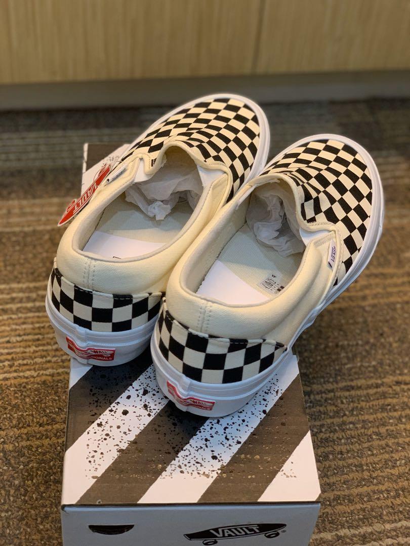 Vans Vault Checkerboard Slip On, Men's Fashion, Footwear, Dress Shoes ...