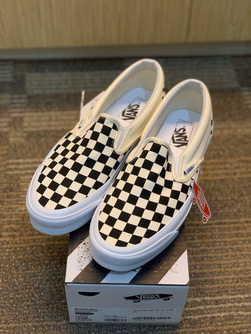 Vans Vault Checkerboard Slip On, Men's Fashion, Footwear, Dress Shoes ...