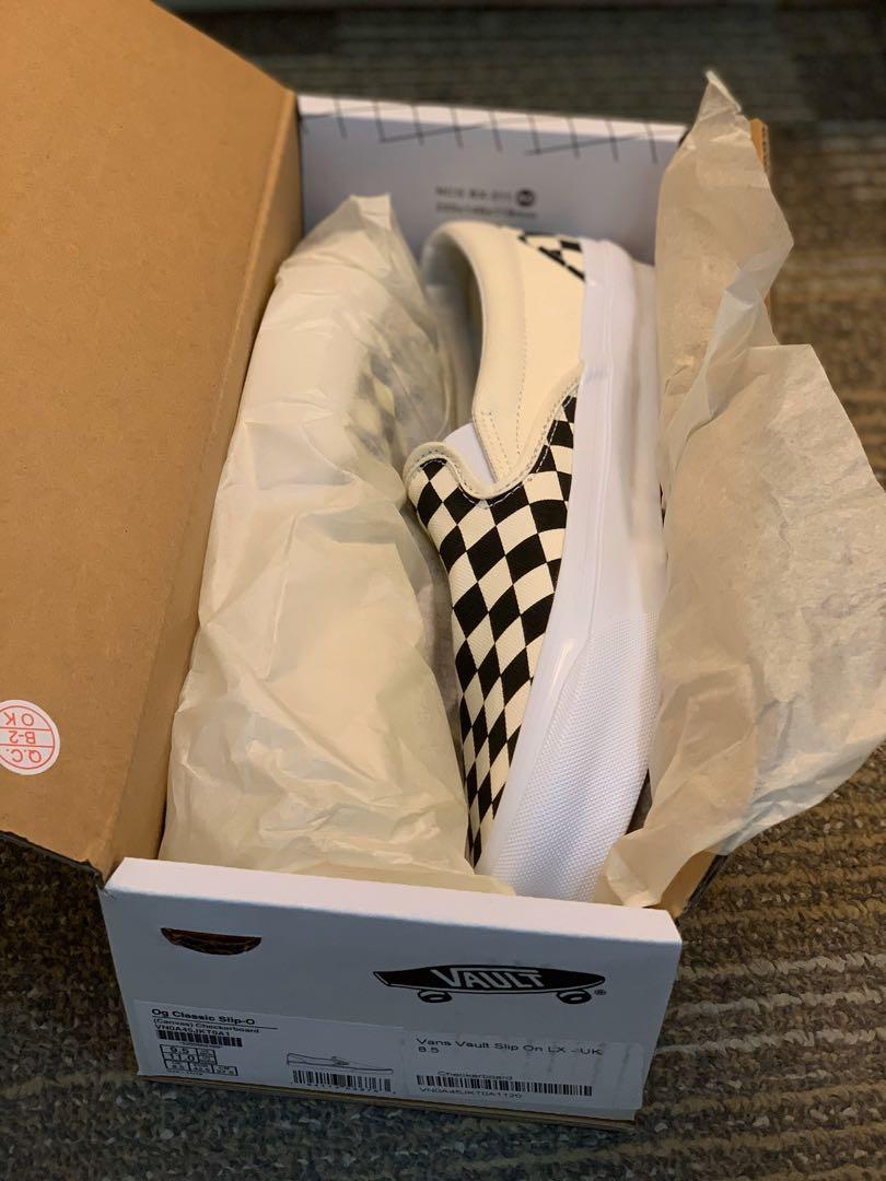 Vans Vault Checkerboard Slip On, Men's Fashion, Footwear, Dress Shoes ...